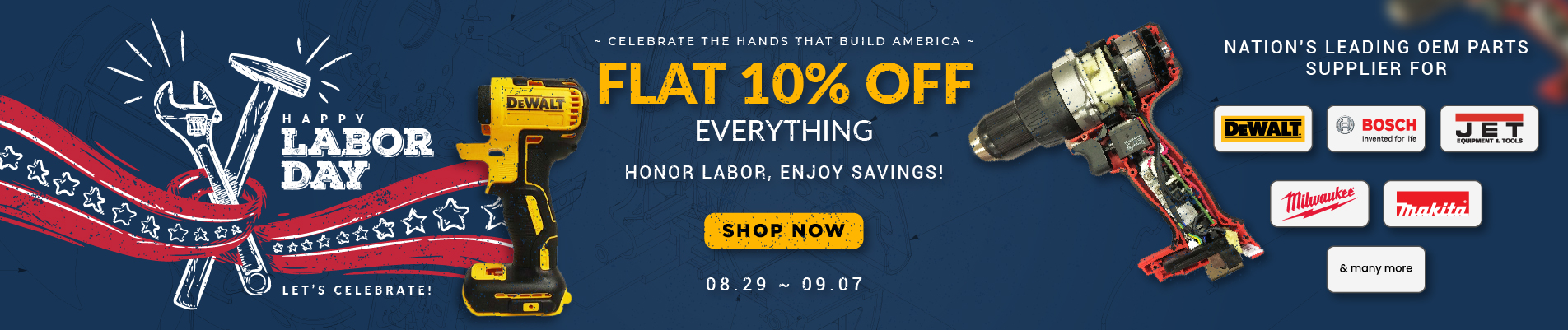 Home of Genuine Power Tool Parts, OEM Replacement Parts & Accessories ...