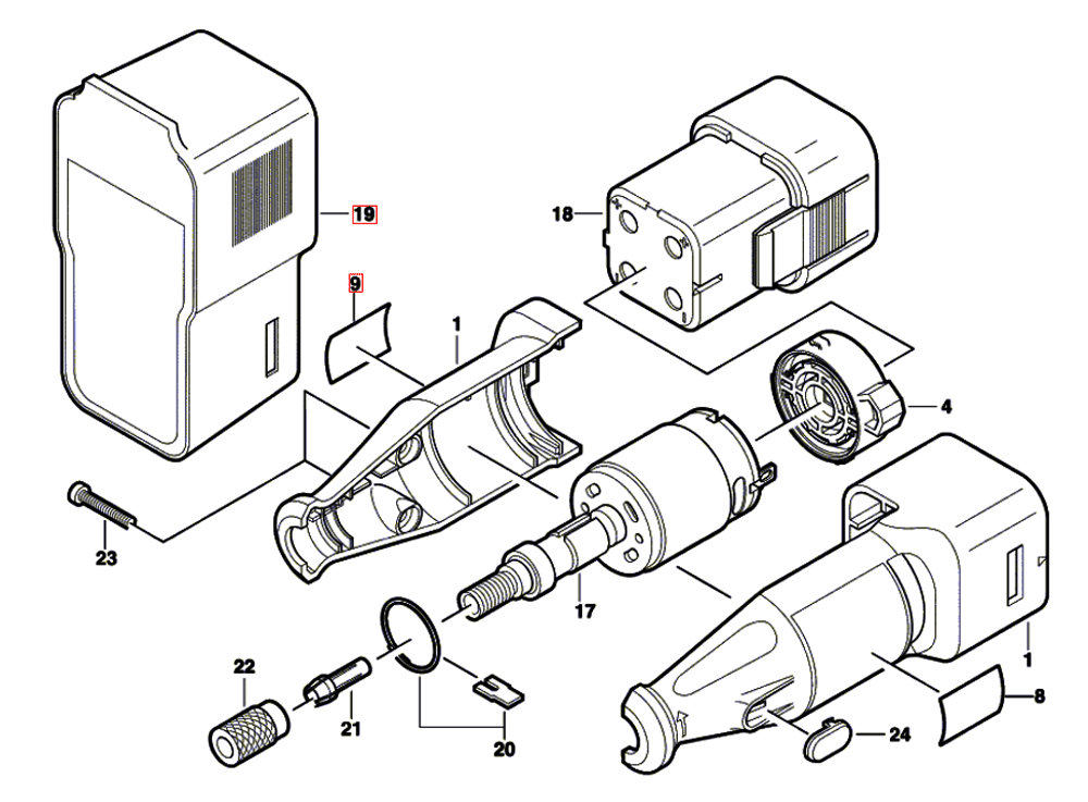 Buy Dremel 750 (F013075001) Replacement Tool Parts | Dremel 750 ...