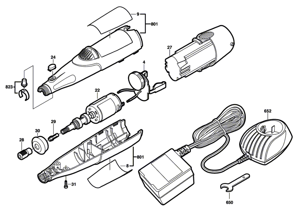 Buy Dremel 780 (F013780000) Replacement Tool Parts | Dremel 780 ...