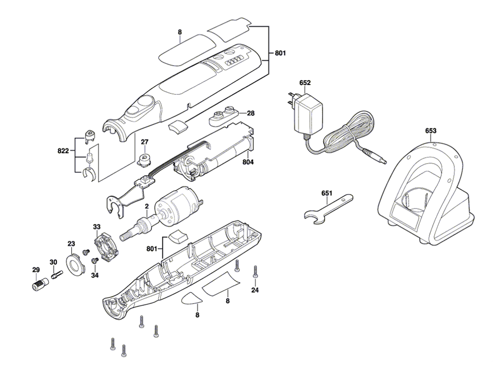 Buy Dremel 8050-N-18-(F013805000) Replacement Tool Parts | Dremel 8050 ...